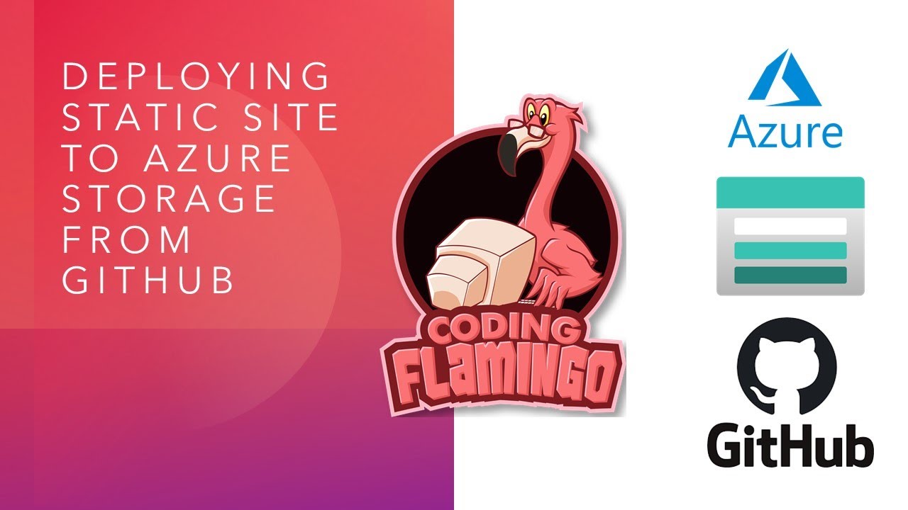 How to Deploy Static Site to Azure Storage From GitHub