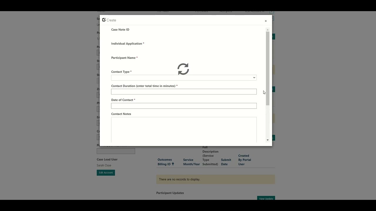 D  Portal Case Notes