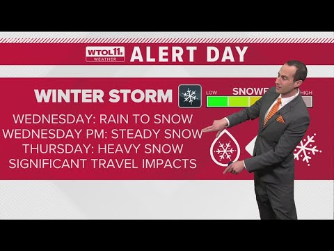 Warmer weather Tuesday ahead of a potentially record-breaking winter storm | WTOL 11 Weather - 1/31