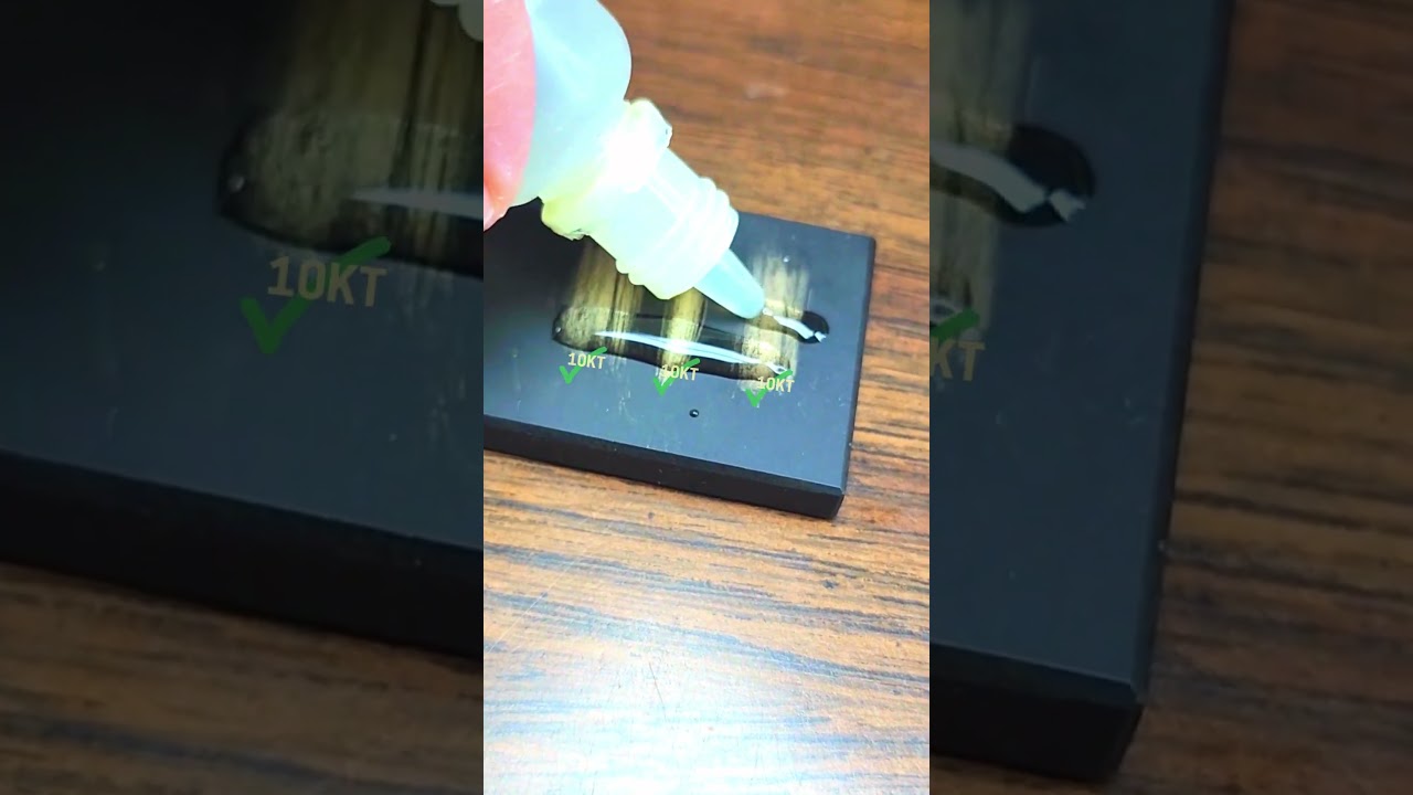 REAL or FAKE GOLD Chains: Nitric Acid GOLD testing (10kt, 14kt, or 18kt?)