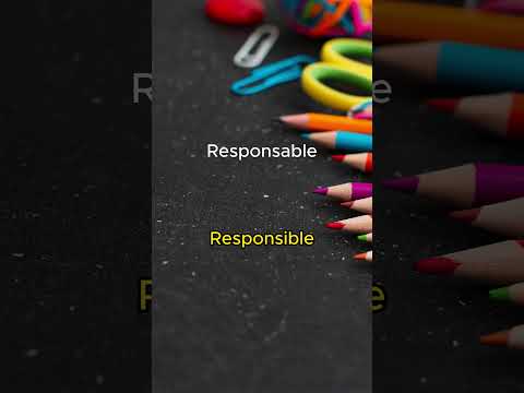 How to say responsible in spanish (native pronunciation)