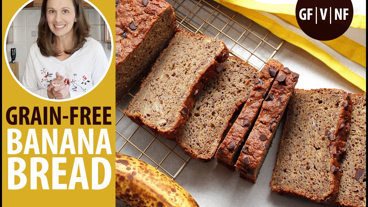 EASY GRAIN-FREE Banana Bread (GF/VEGAN)
