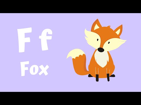 LETS LEARN The Letter F - Fox, Five, Fairy & Flowers. Preschool learning is so much fun!