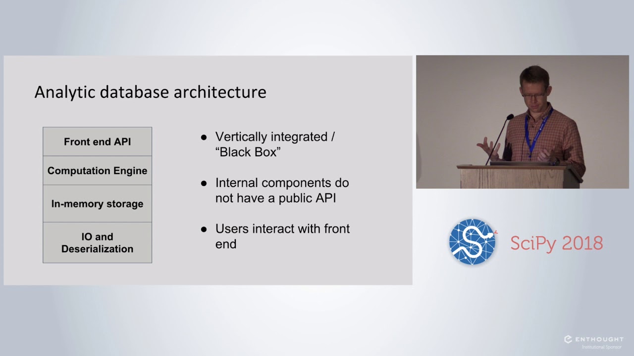 Apache Arrow: A Cross-Language Development Platform for in Memory Data | SciPy 2018 | Wes McKinney