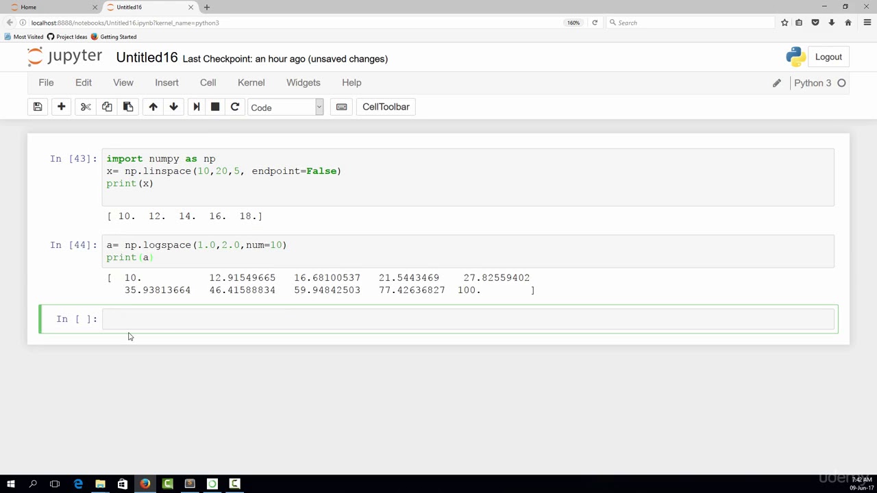 128 Logspace  Linspace