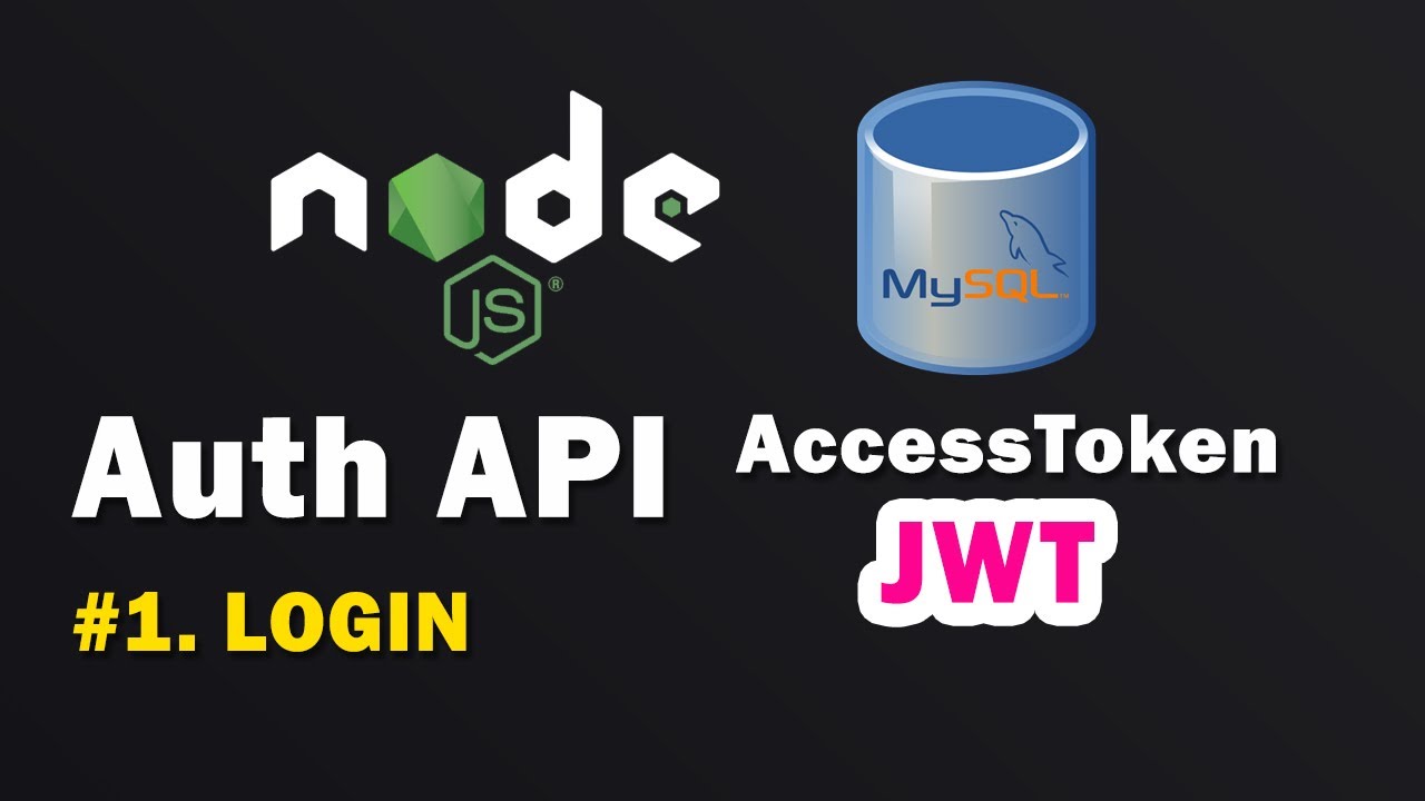 NodeJS MySQL API Authentication | Part 2 - Login with JWT