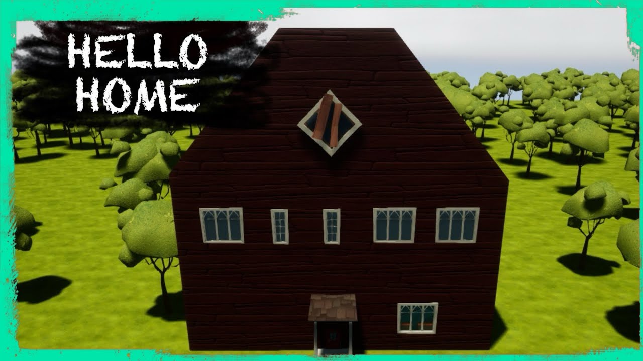 HELLO NEIGHBOR MOD KIT: HELLO HOME [ONE HOUR CHALLANGE MOD]