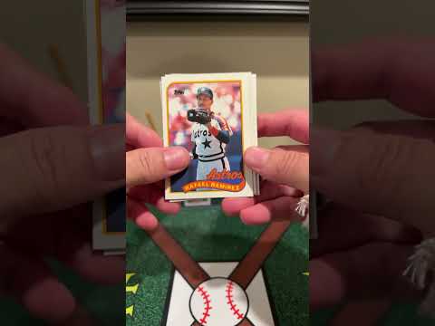 Opening a 1989 Topps Baseball Pack - Searching for Iconic Rookie Cards and Classic Legends!