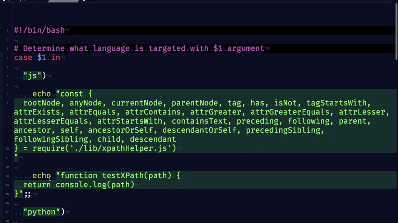 Using S-Expressions to Represent XPath in JS, Python, PHP, and Ruby