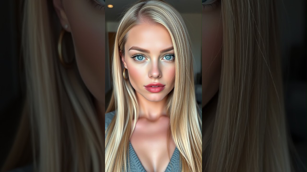 16 Stunning AI Blonde Portraits : Beauty Evolution 2025 ✨ #Shorts