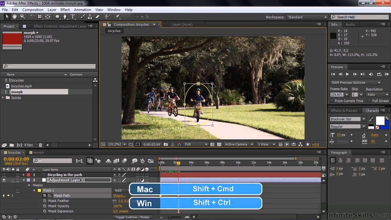 Adobe After Effects CC Tutorial | Animating And Morphing Masks
