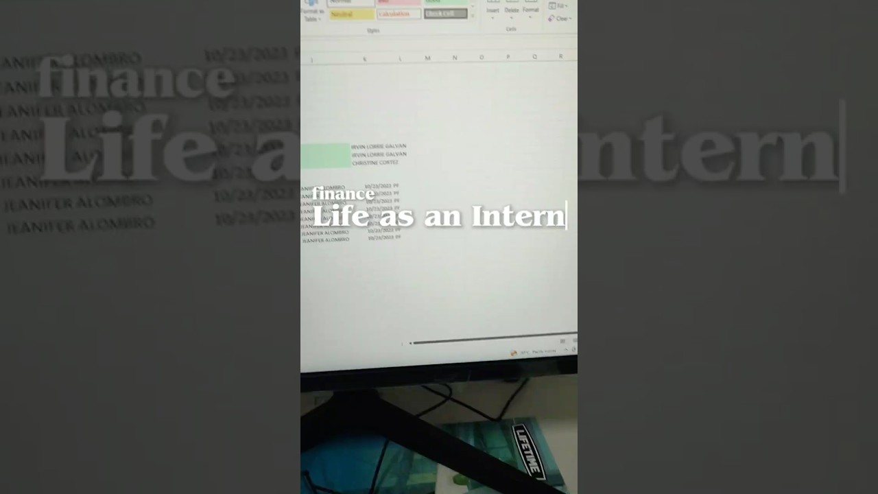 Life as a Finance Intern 🖥️⌨️🖨️#internship #internlife #finance #ojt #internships #office #vlog