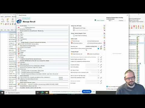 Recall Instructions: Recall Overview Part 3: Manage Recall