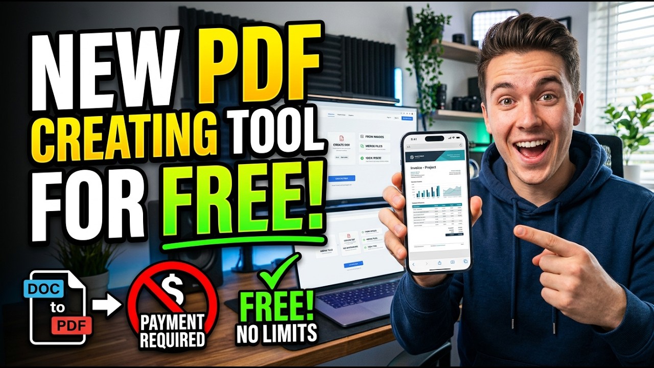 New FREE PDF Tool (Create PDFs Instantly – No Limits!)