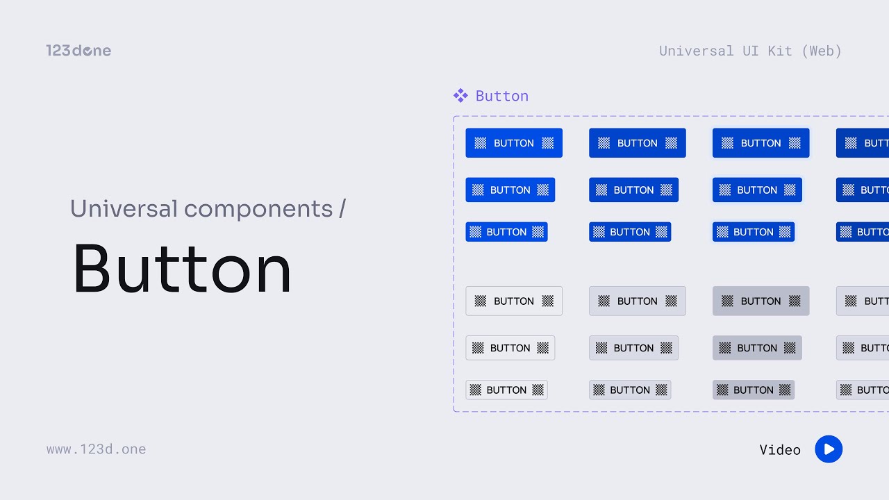 Exploring the Button Component | Universal UI Kit (Web)