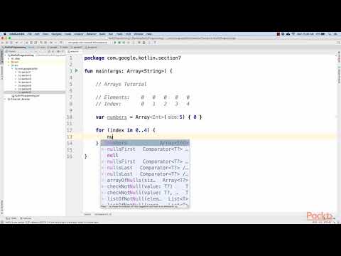 Learn Learn Kotlin Programming Introduction to Arrays| packtpub com - Mind Luster
