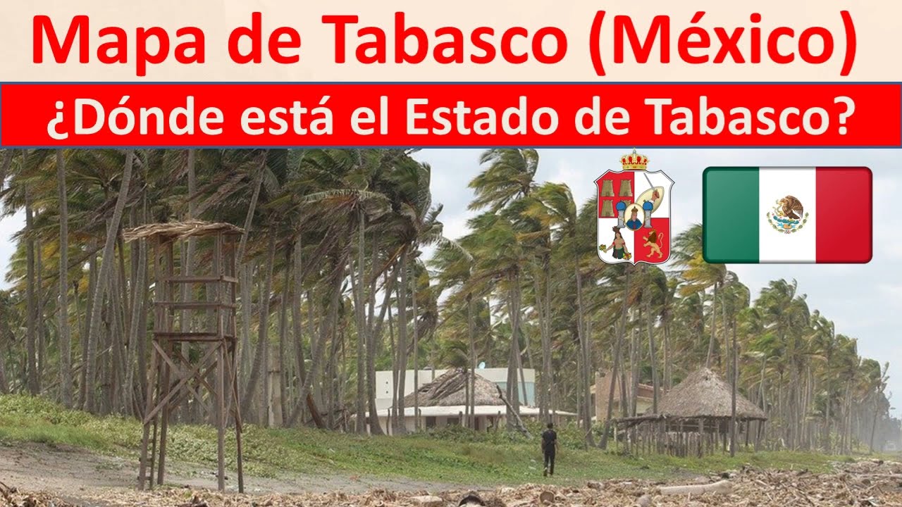 Mapa de Tabasco