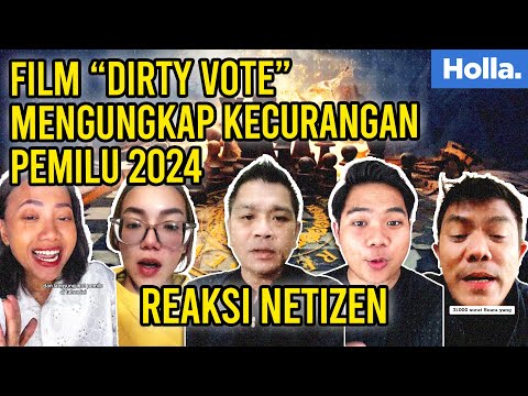 Reaksi Netizen Film Dirty Vote Mengungkap Kecurangan Pemilu 2024 Anies Prabowo Ganjar