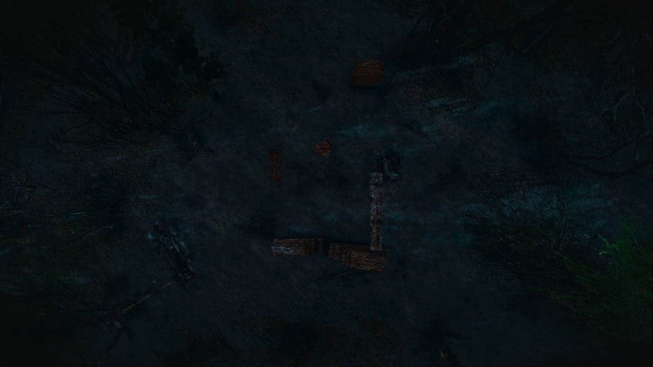 Dnd battle map - night at the swamp