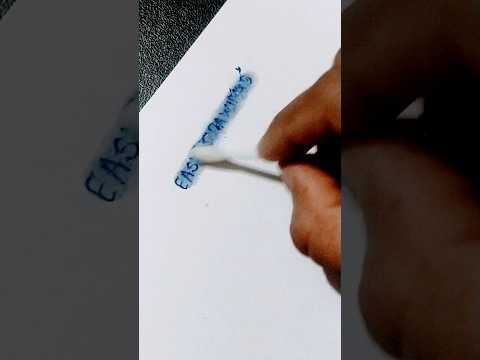 How to erase pen writing #shorts #viral #art