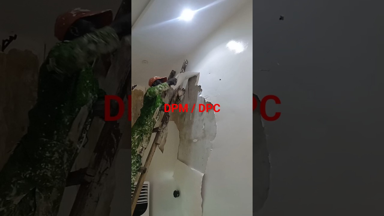 effects of dampness on building walls. DPC & DPM