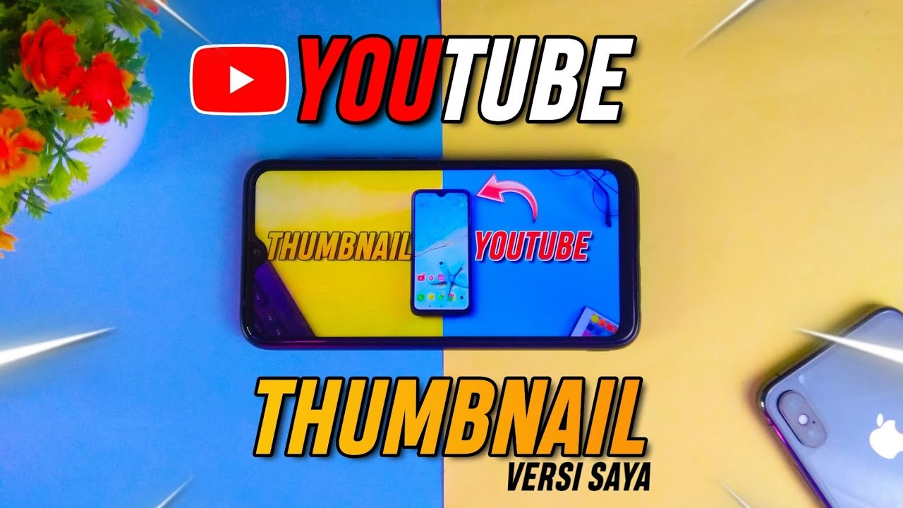 Cara Membuat Thumbnail Youtube Tutorial di  Hp Android - Versi Verone Channel