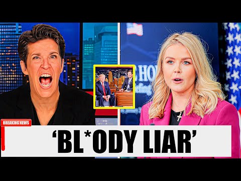 3 mins Ago Rachel Maddow DESTROYS PANICKING Pres Sec on live Tv