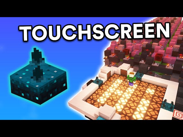 First Fully Seamless Touchscren Display in Minecraft Using the New ...