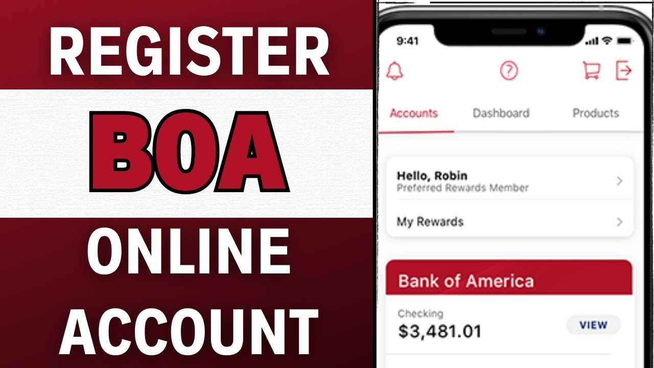 How to Register and Create an Account with Bank of America Online Banking