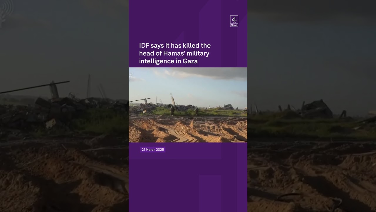 IDF says it has killed the head of Hamas' military intelligence in Gaza