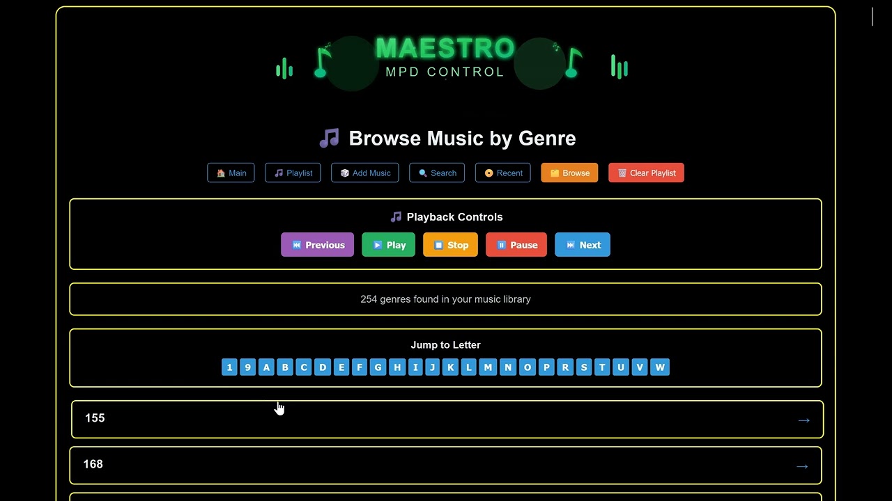 Maestro MPD Control App - walkthrough