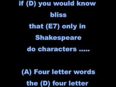 The Four Letter Words