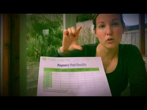 Pregnancy Food Checklist
