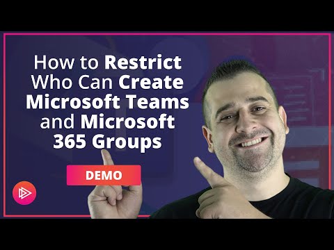 How to Restrict Microsoft Teams and Microsoft 365 Groups Creation