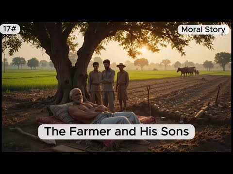 The Farmer and His Sons Moral Story In English #17