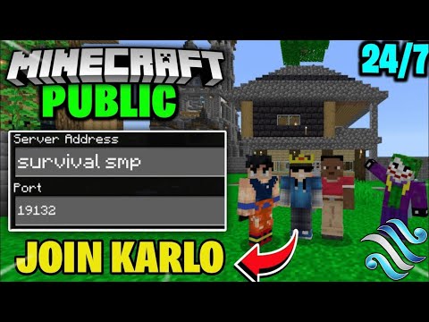 Minecraft Public | 24/7 Public Server | Java + Pe | #minecraftlive #samatva