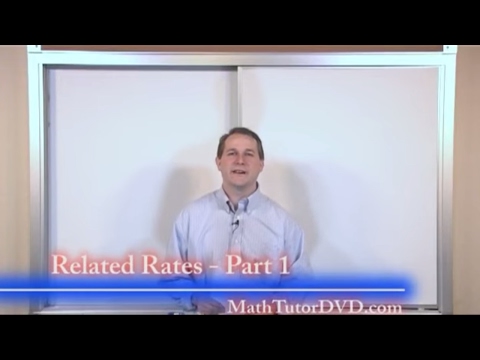Lesson 15 - Related Rates, Part 1 (Calculus 1)