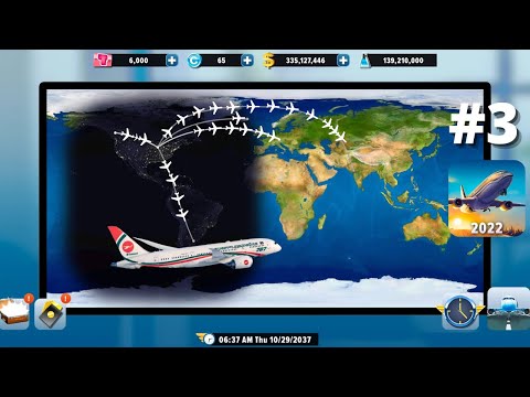 Airlines Manager Tycoon 2022 gameplay walkthrough (Android/ios) #3
