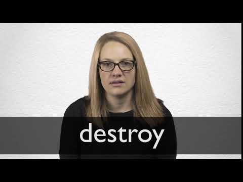 DESTROY Synonyms | Collins 英語の類義語辞書