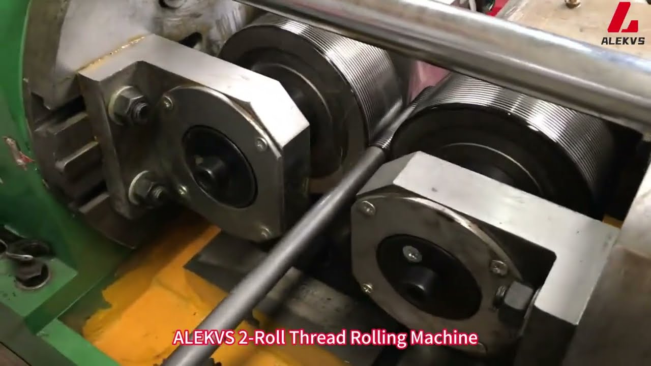 ALEKVS 2 Roll Thread Rolling Machine #threadrollingmachine