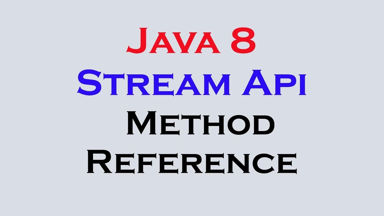 17.9 Java 8 Stream Api Features part 8 foreach Method Reference