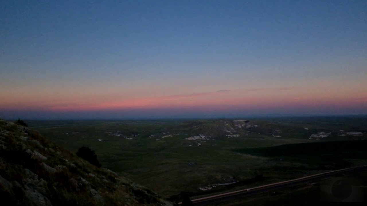 Total Eclipse 2017 - approaching shadow (HD)