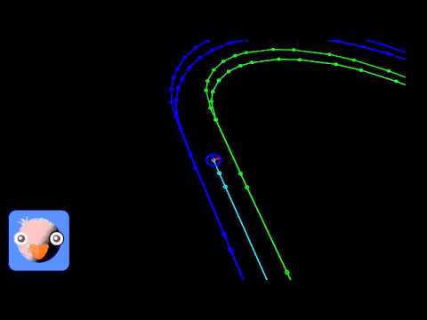 Artificial Intelligence in Racing Simulations: Computing the Racing Line