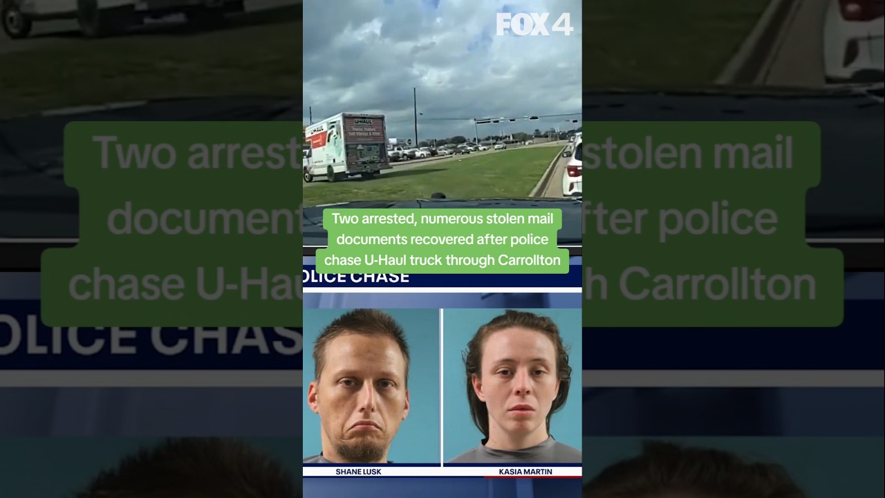 2 arrests made after Carrollton U-Haul chase