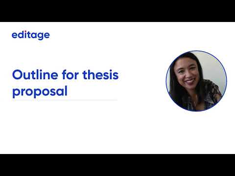 What is a thesis proposal? Thesis proposal outline