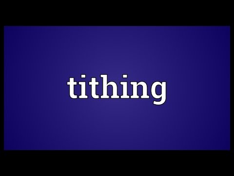 Tithing Meaning