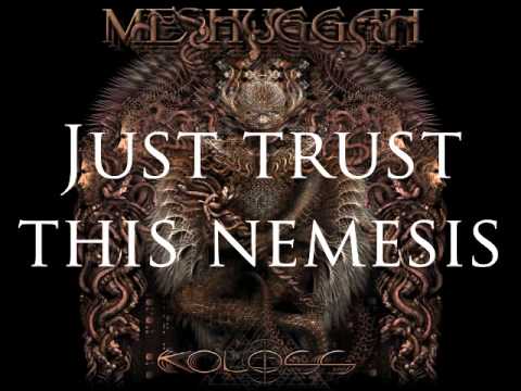 Meshuggah - Demiurge (Lyrics on screen)