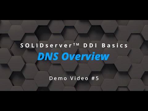 SOLIDserver DDI Basics: DNS Overview
