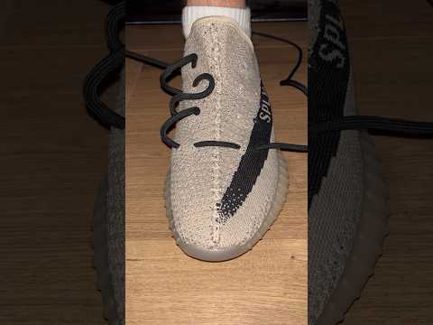 Yeezy lace tutorial | lace up your sneaker | kicks to lace #shorts #sneakers