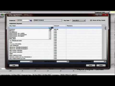 How to make ad-hoc payments in Payroll Insights?